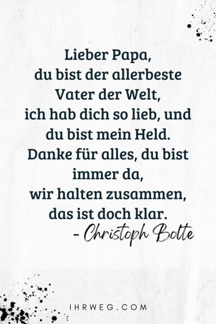 Die 95 schönsten Papa-Gedichte, die zum Weinen rühren