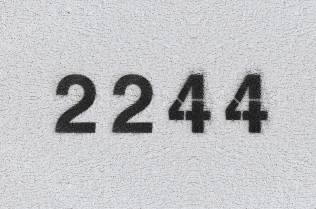 2244 Bedeutung: Eine Zahl nicht von dieser Welt