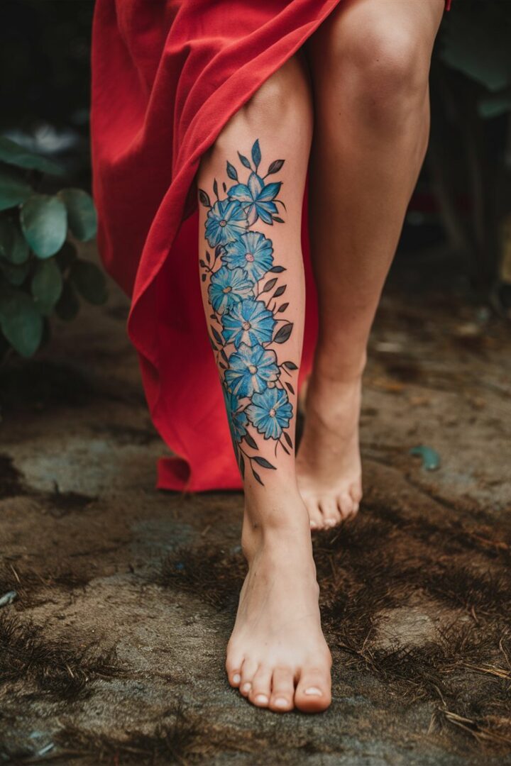 20 Einzigartige Bein-Tattoo-Ideen für Frauen: Die Trends für 2024