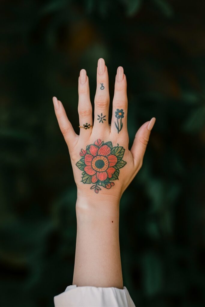20 Trendige und schöne Hand-Tattoos für Frauen