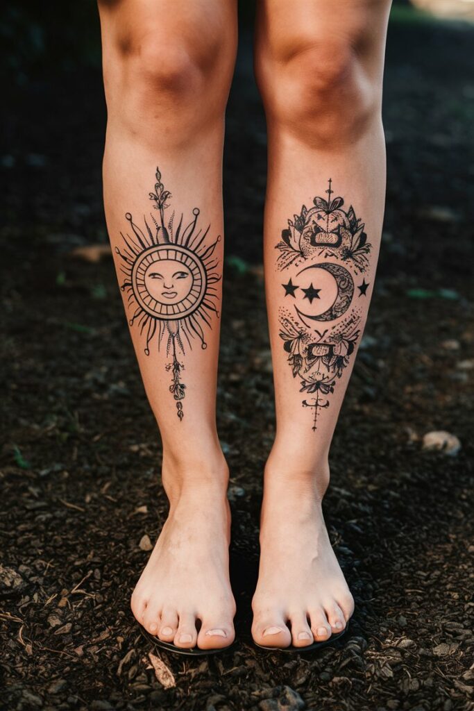 20 Einzigartige Bein-Tattoo-Ideen für Frauen: Die Trends für 2024