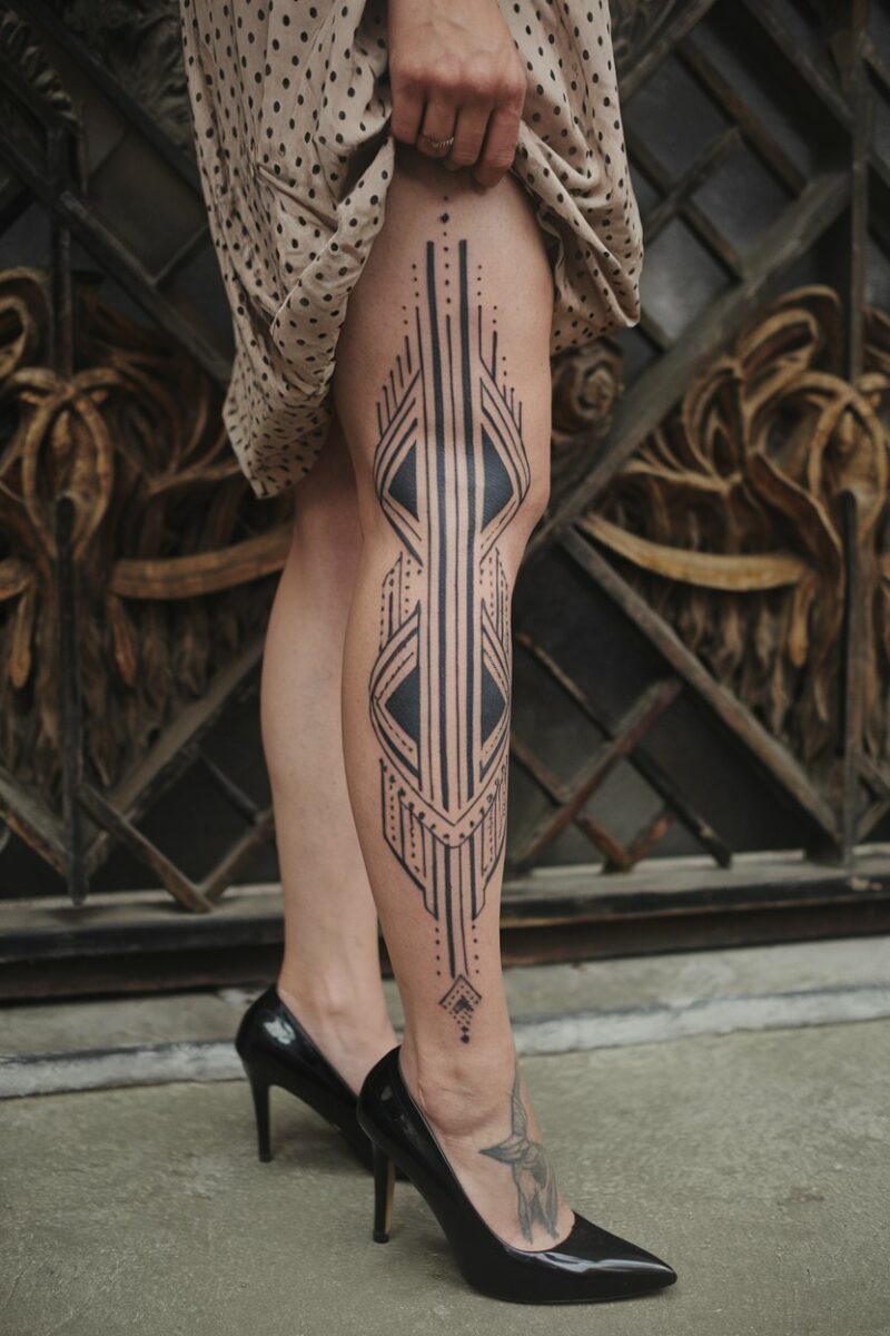 22 Fantastische Beintattoos für einen frechen Auftritt