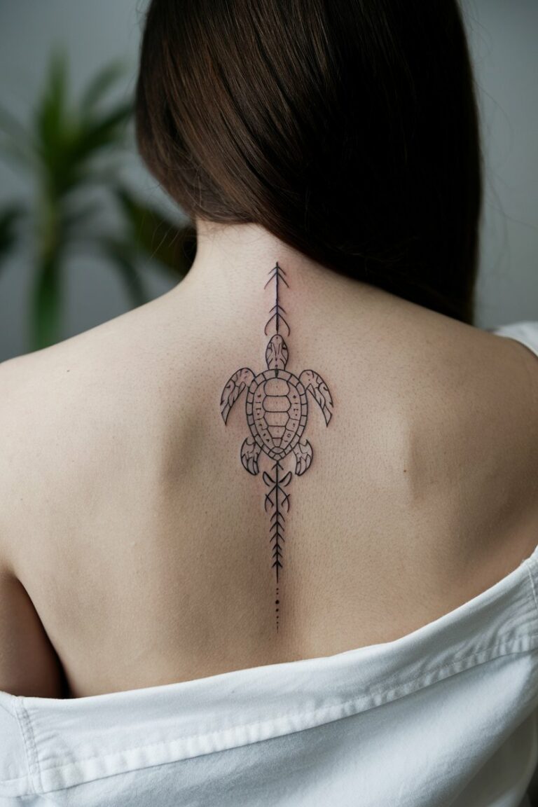 Faszinierend Tattoo Wirbelsäule Vorlagen Fotos